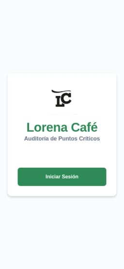 Lorena Café Audit App