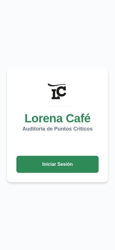 Lorena Café Audit App