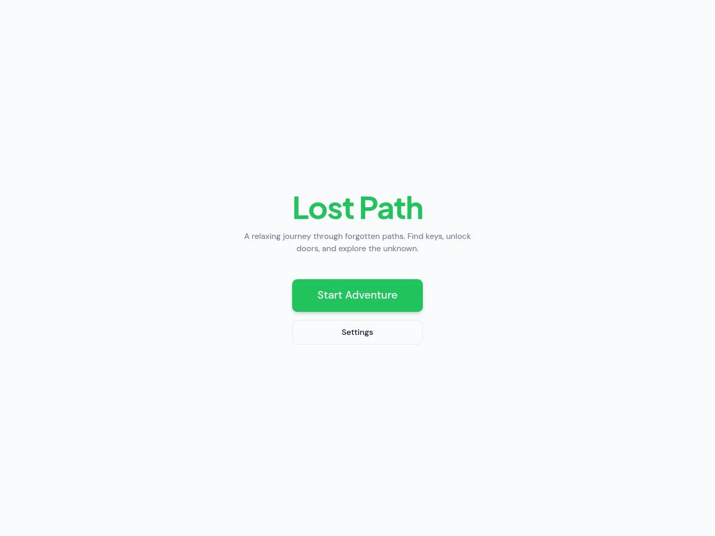 Lost Path Adventure