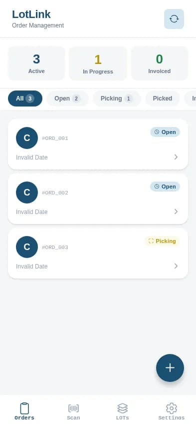 LotLink Mobile Scanner