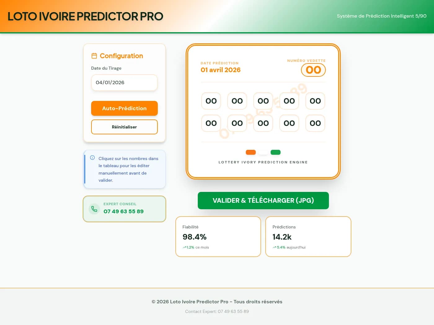 Loto Ivory Predictor