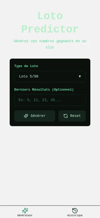 Loto Predictor