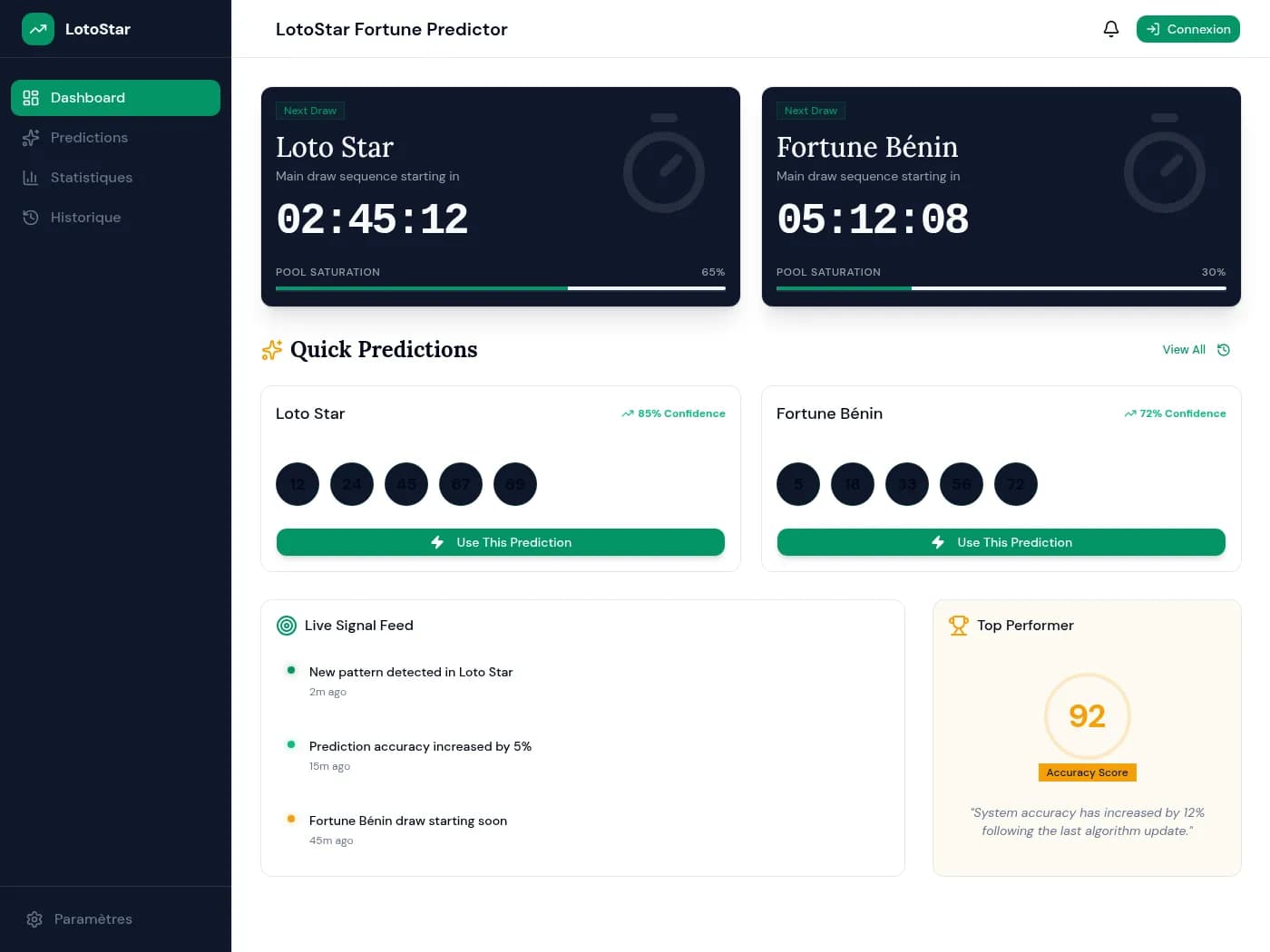 LotoStar Fortune Predictor