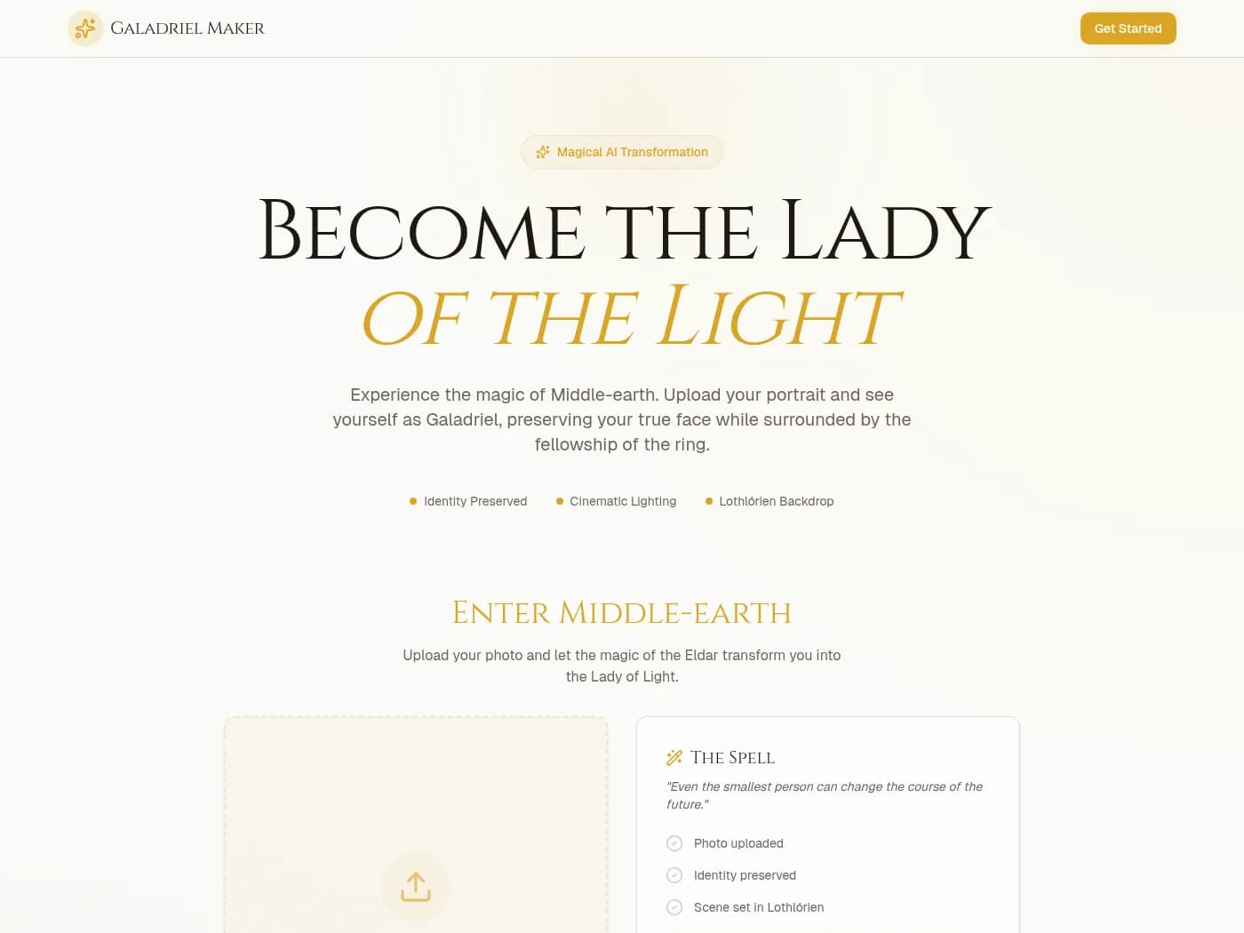 Galadriel Fantasy Photo Maker