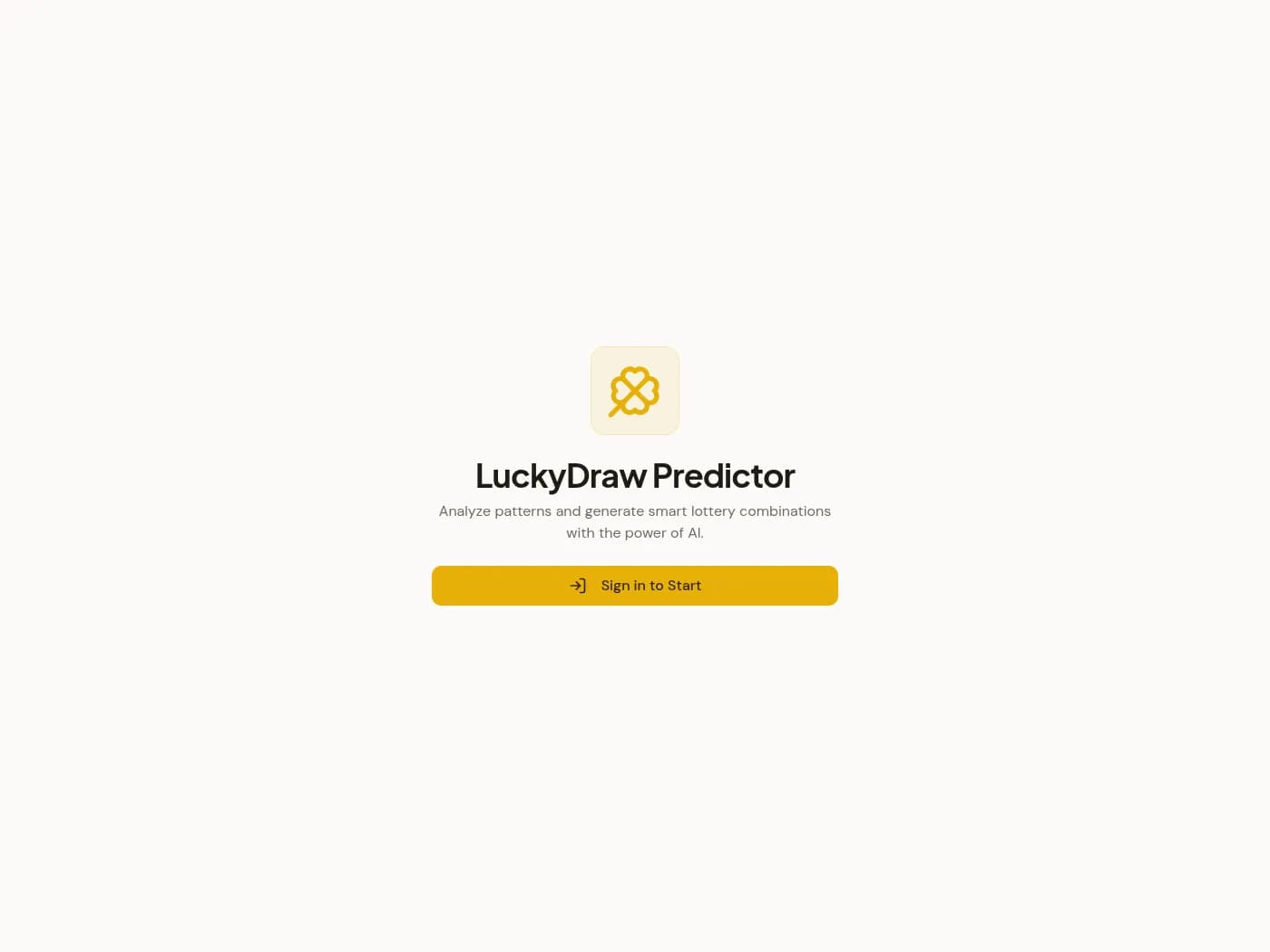 LuckyDraw Predictor