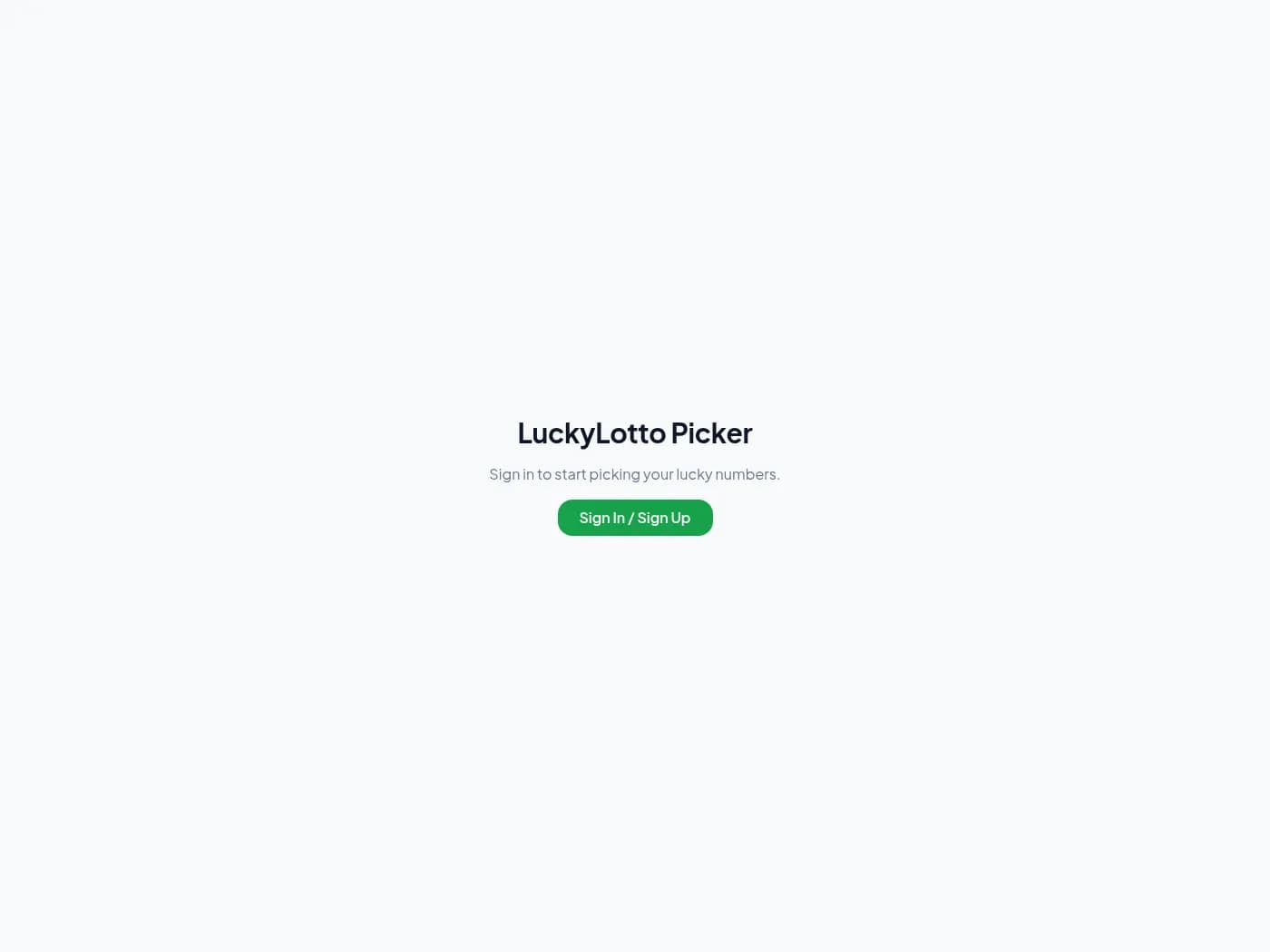 LuckyLotto Picker