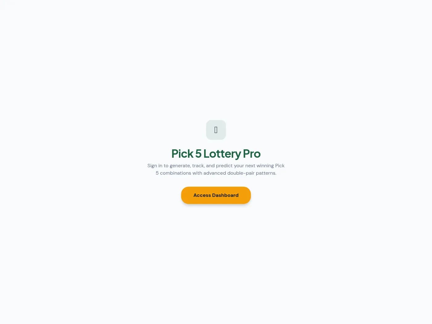 Pick 5 Lottery Pro