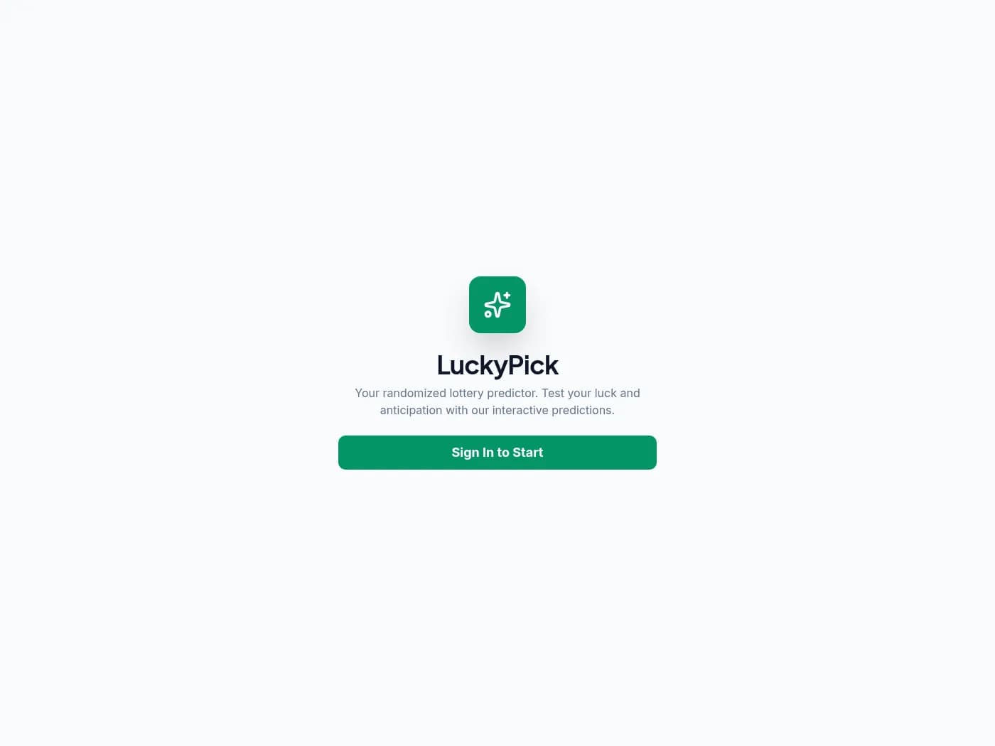 LuckyPick Predictor