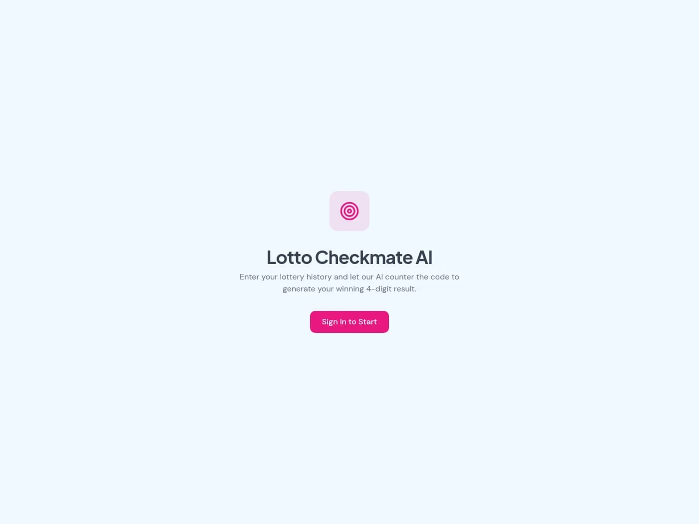 Lotto Checkmate AI