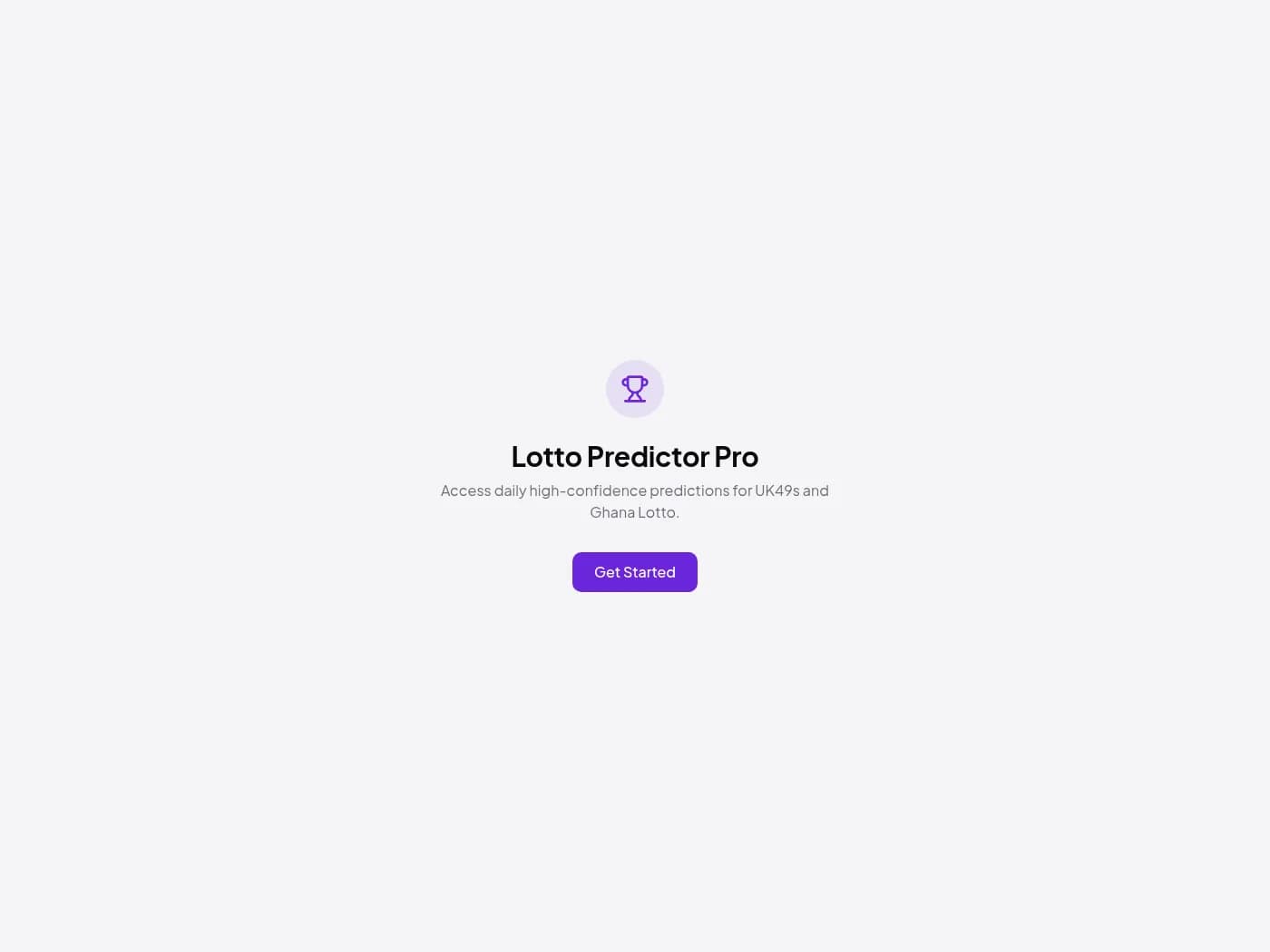 Lotto Predictor Pro