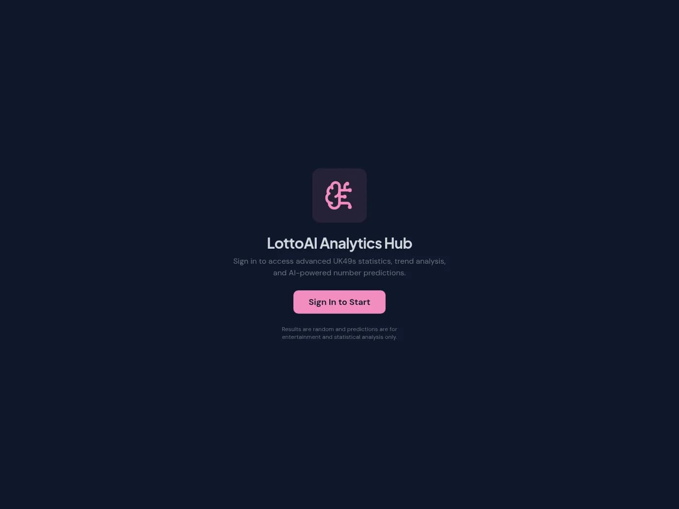 LottoAI Analytics Hub