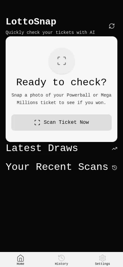 LottoSnap Checker
