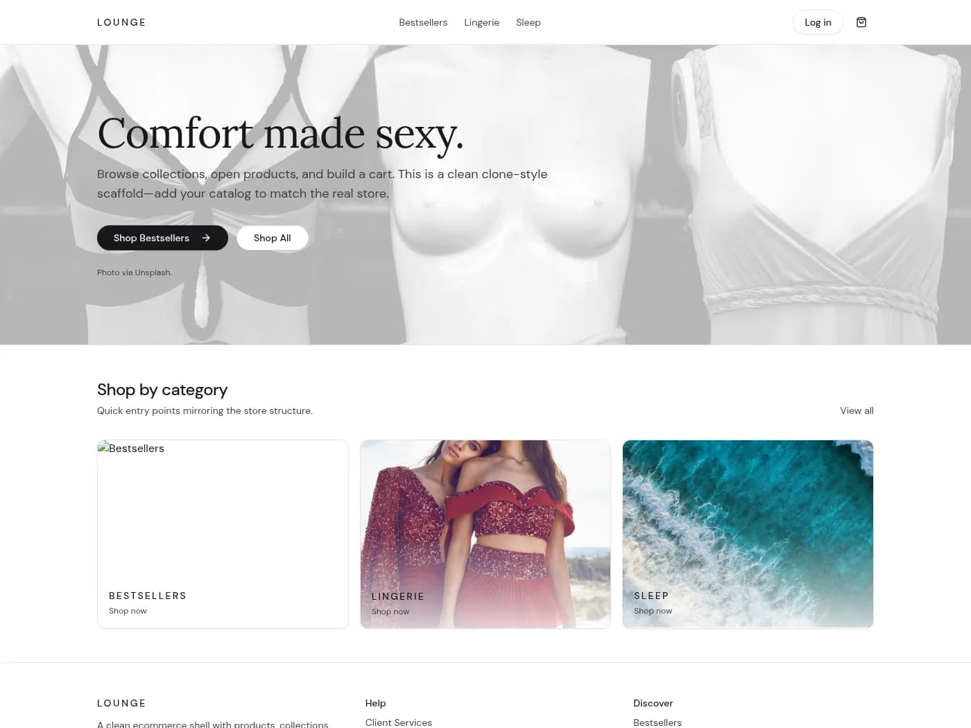 Lounge.com Clone