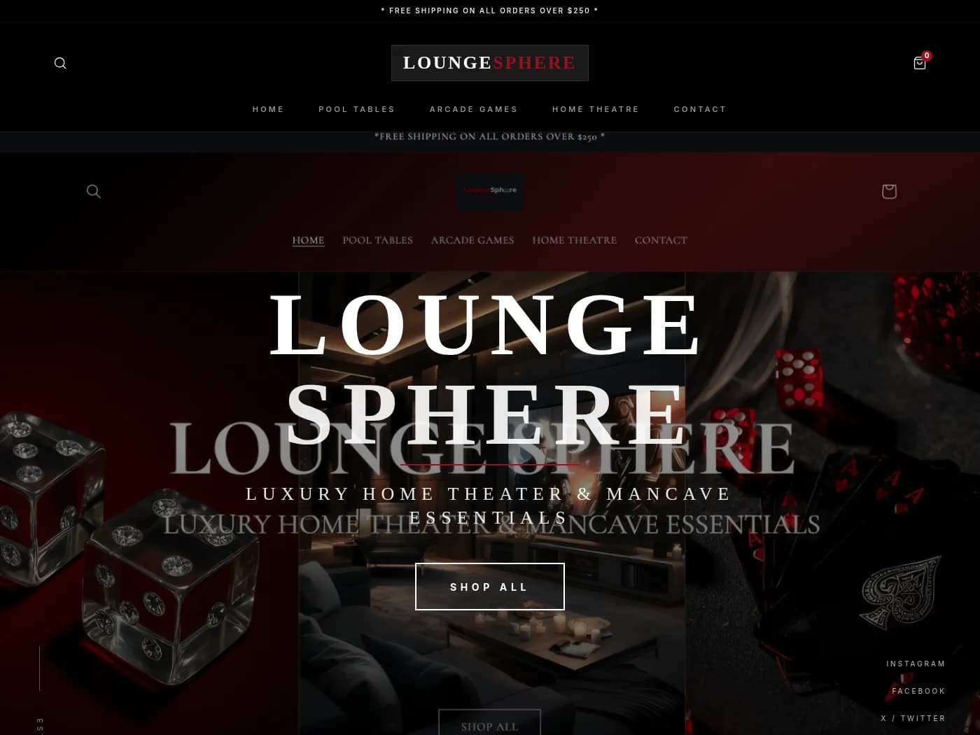 Lounge Sphere Storefront