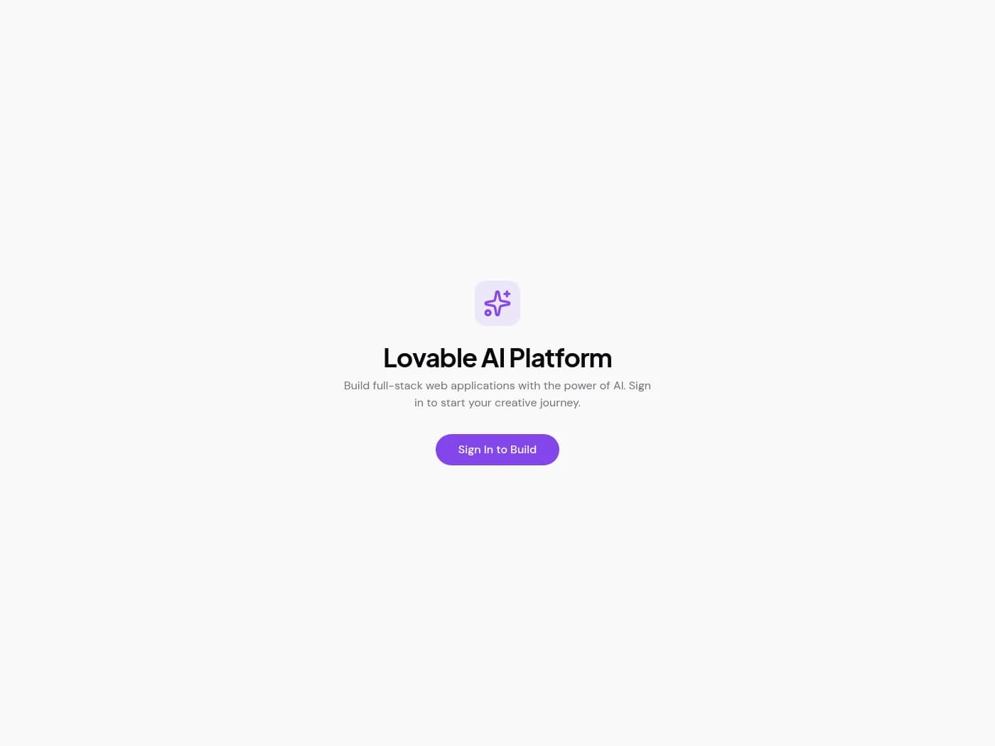 Lovable AI Platform