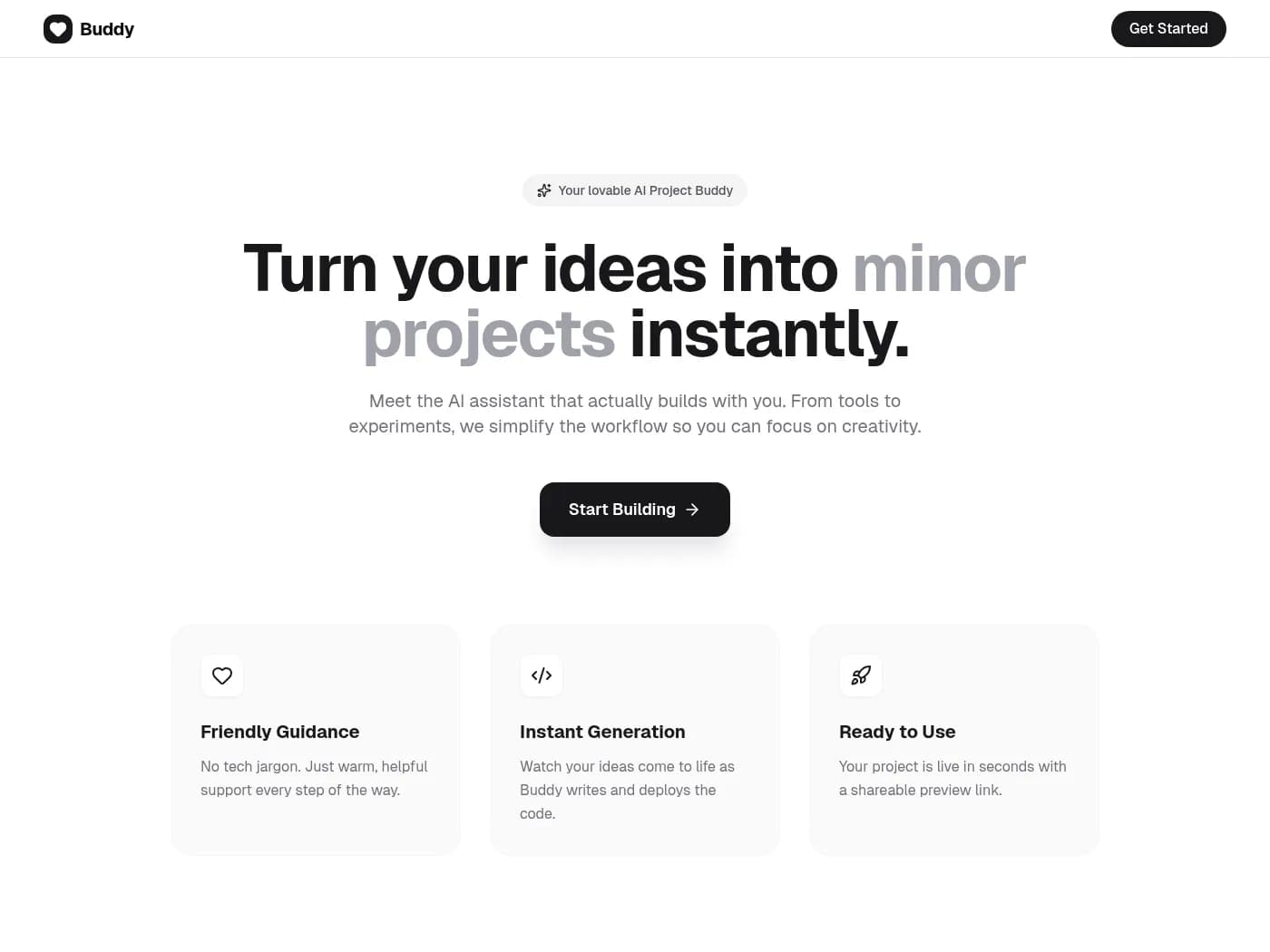 Lovable AI Project Buddy