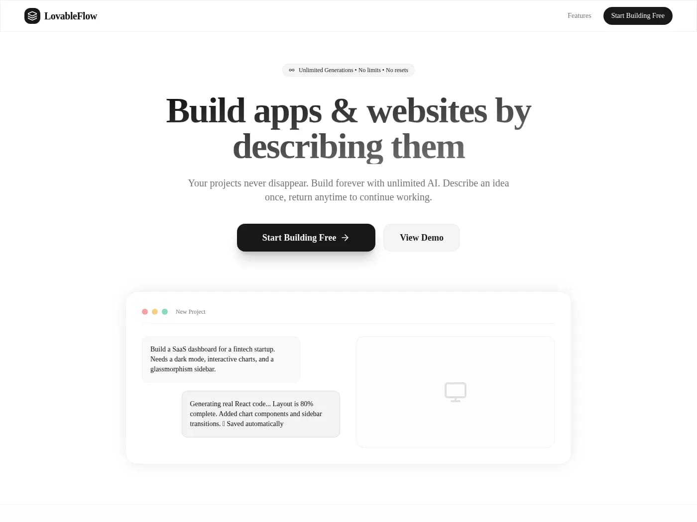 LovableFlow AI Builder