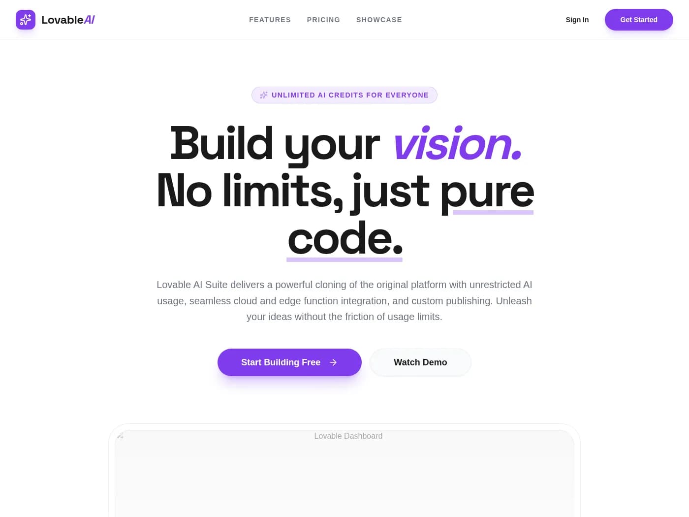 Lovable AI Suite