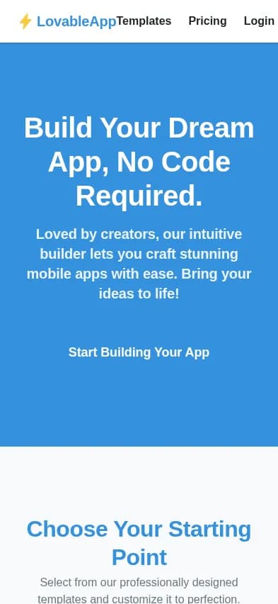 Lovable App Builder