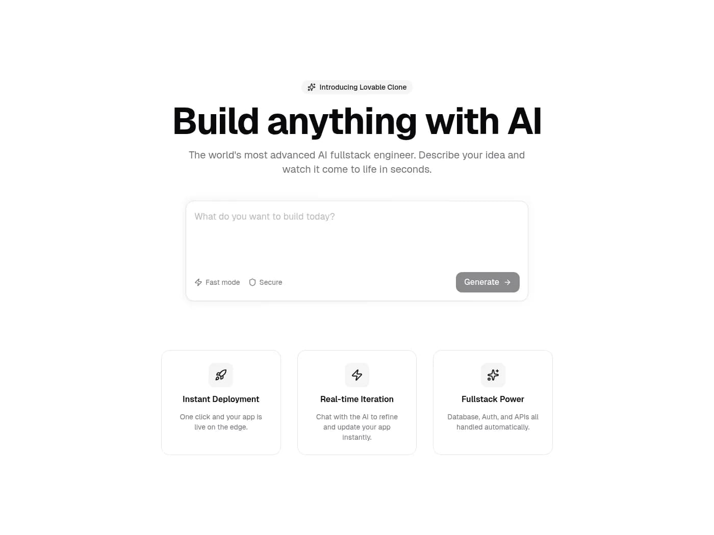 Lovable Clone App
