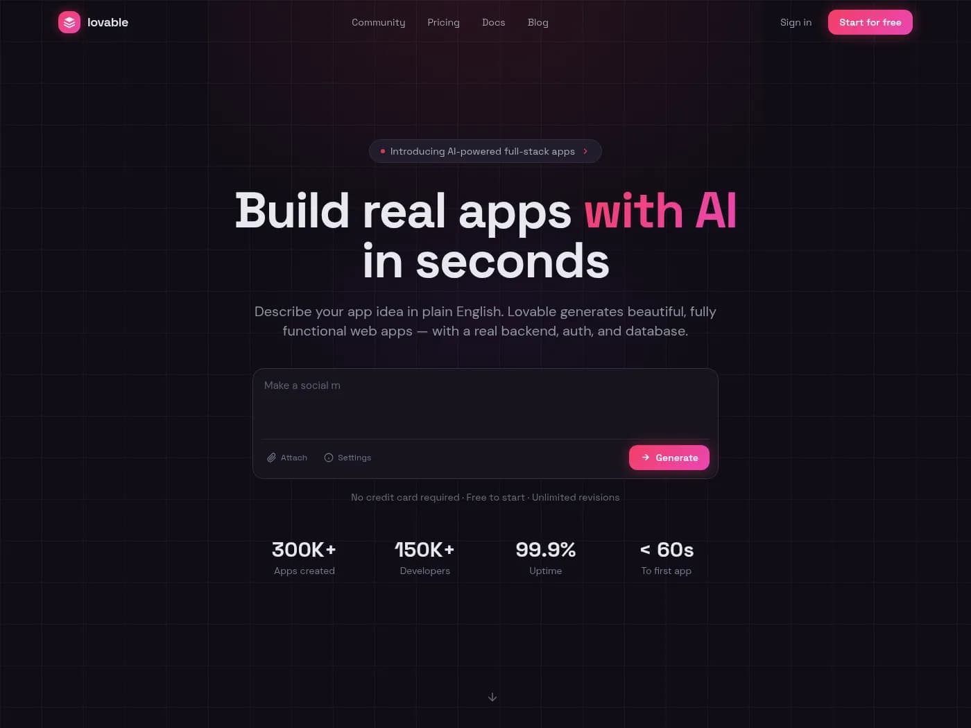 Lovable.dev Clone