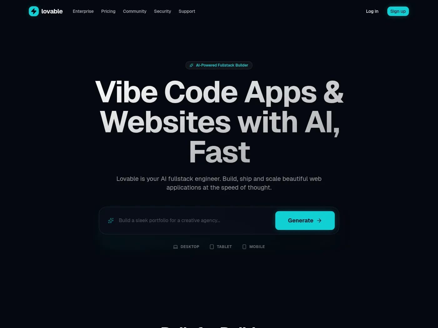 Lovable Web Clone