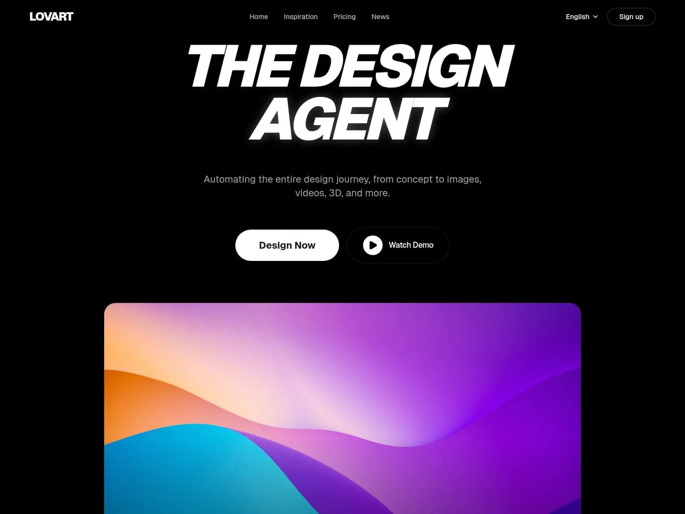 Lovart Site Clone