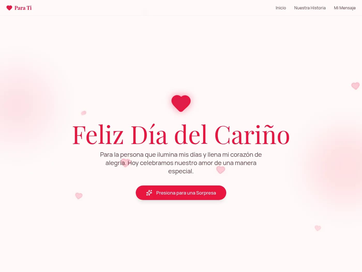 Love Day Web Page
