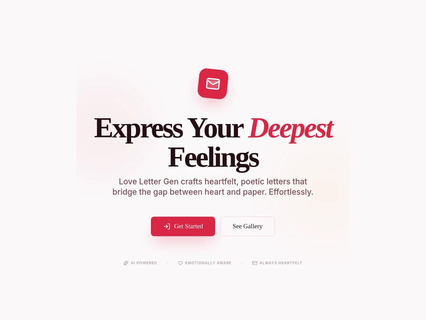 Love Letter Generator