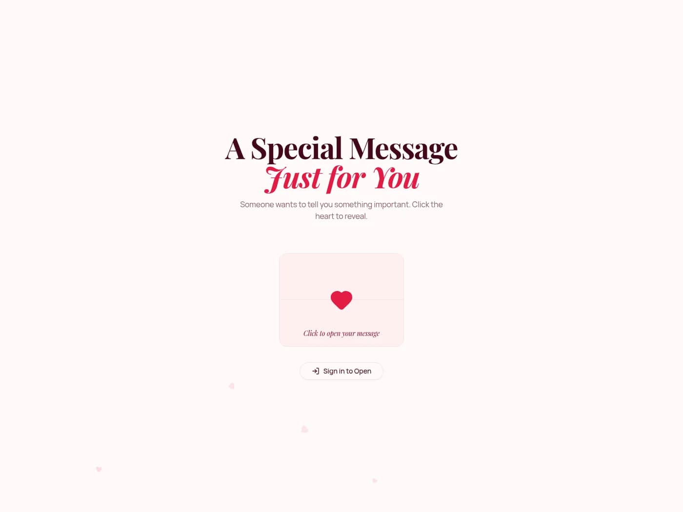 Love Message Sender