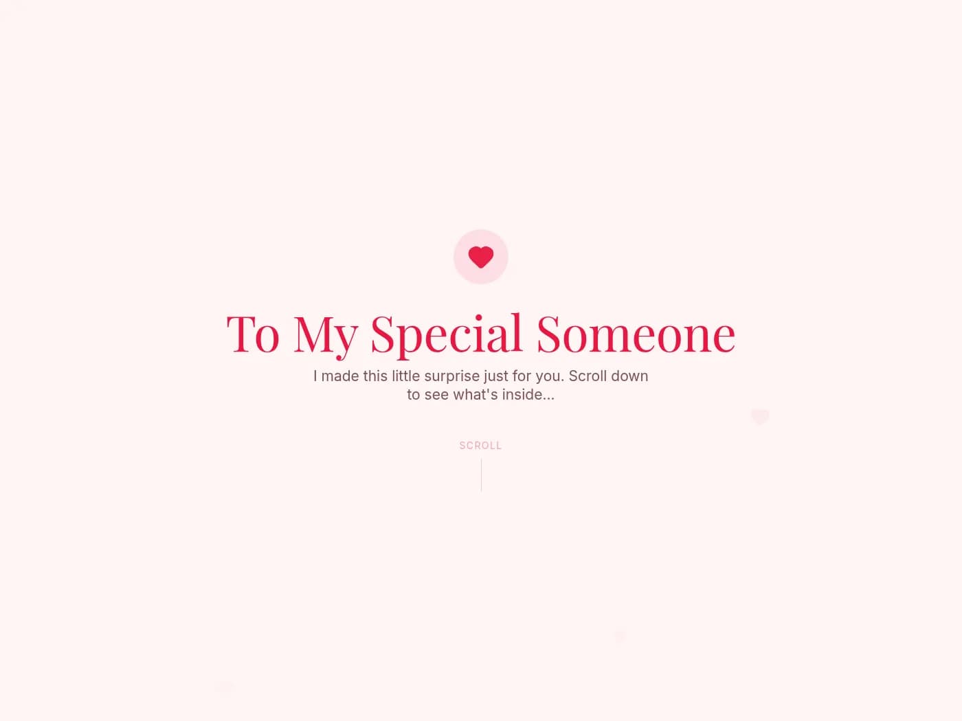Love Note Website