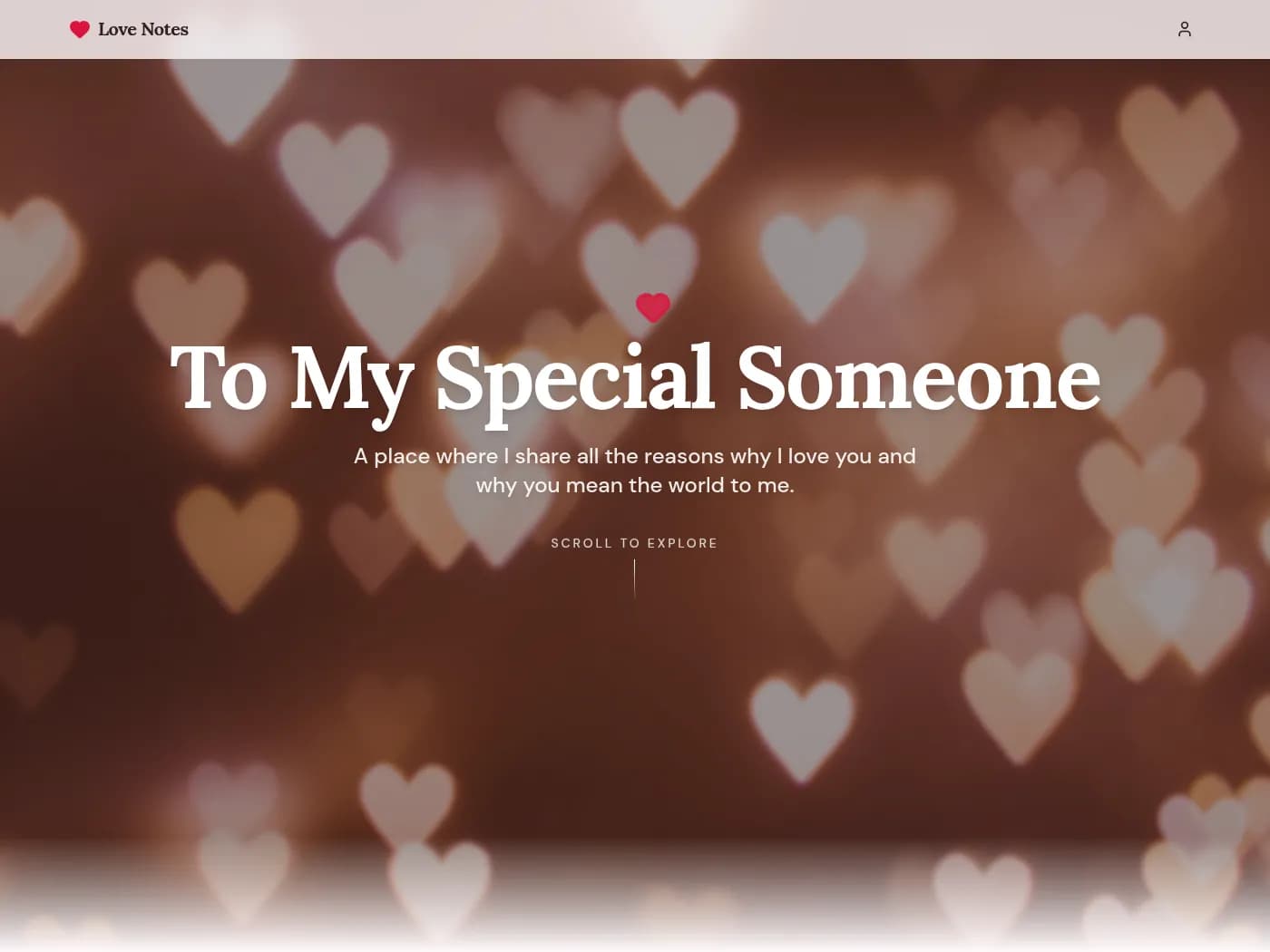 Love Notes Website
