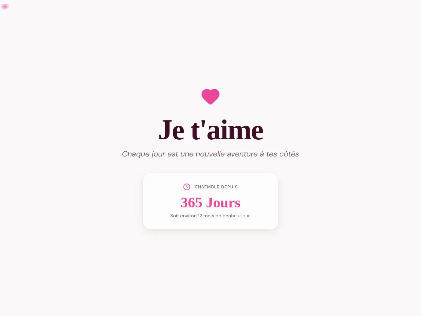 Love Story Timeline