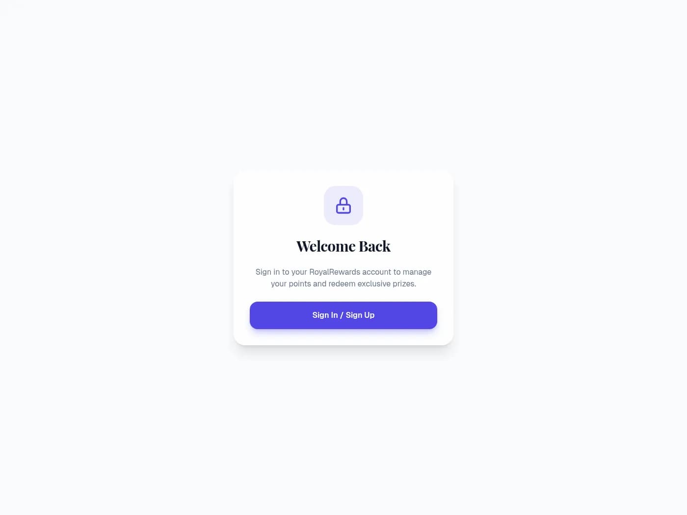 Loyalty Points WebApp