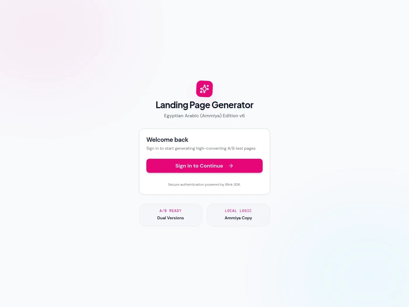 Landing Page Generator
