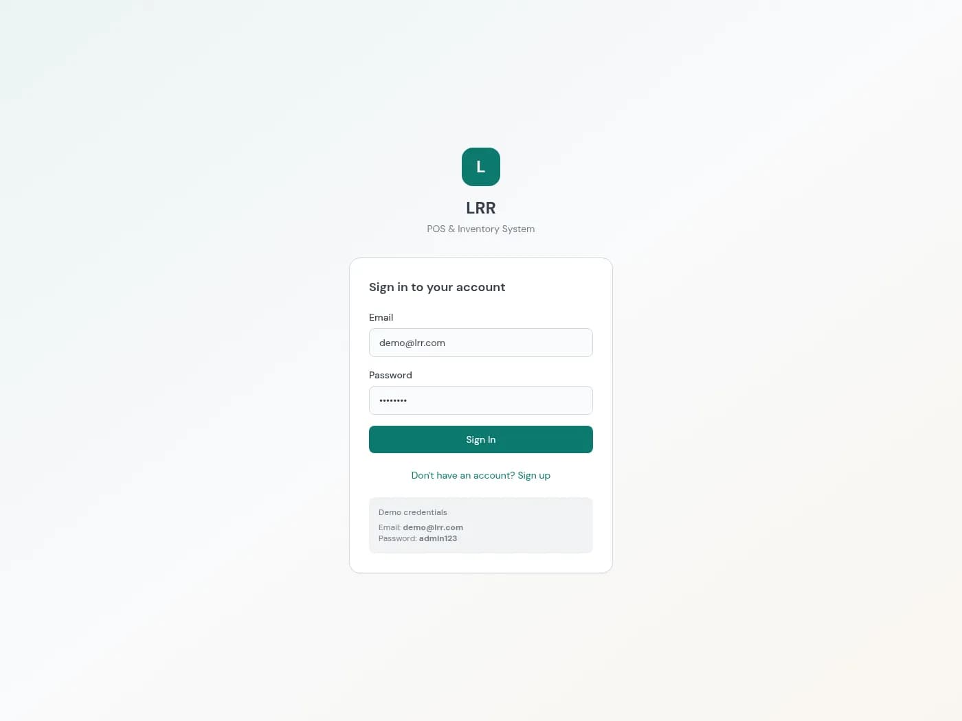 LRR POS & Inventory Suite