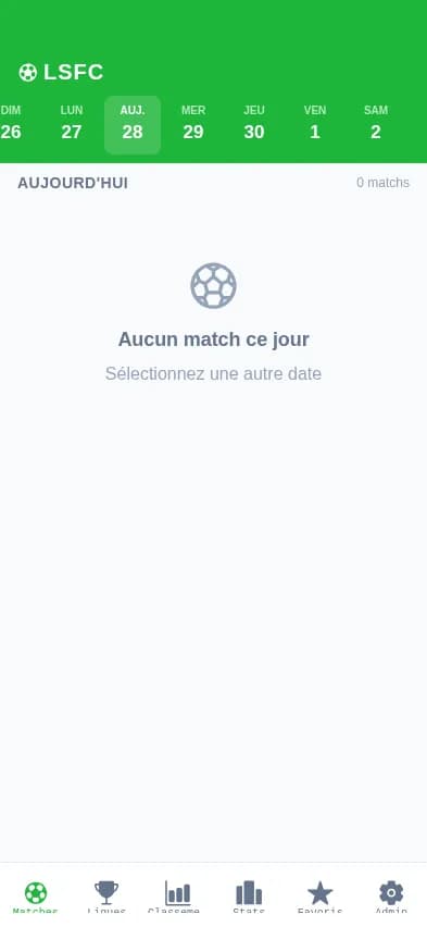 Live Score Foot Comores