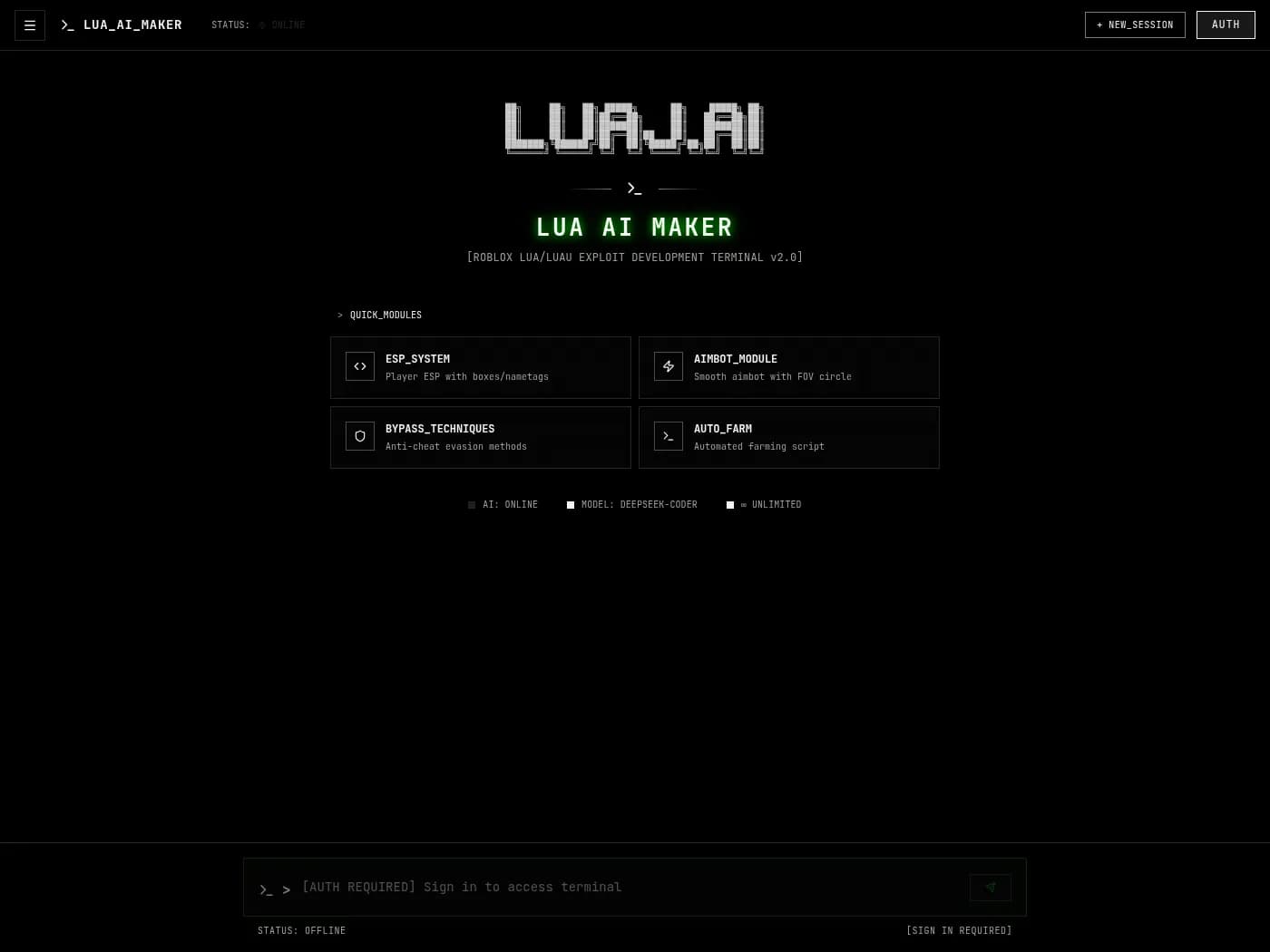 Lua AI Maker