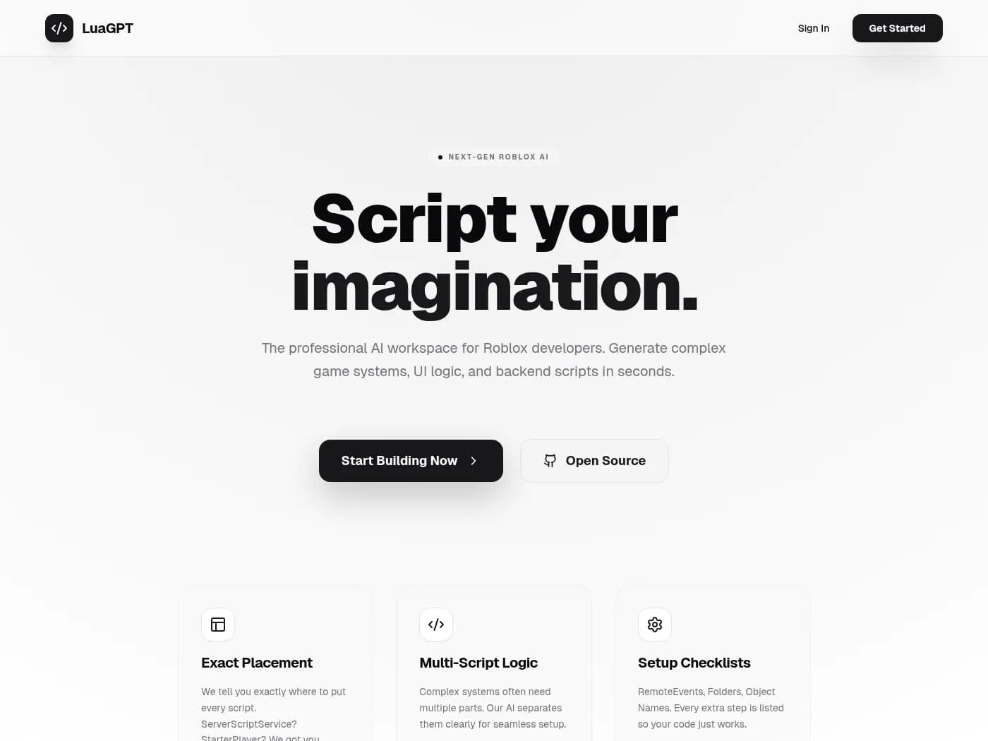 Lua Code Chatbot