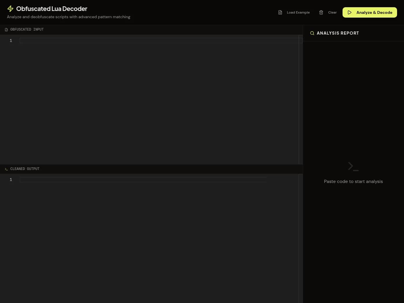 Obfuscated Lua Decoder