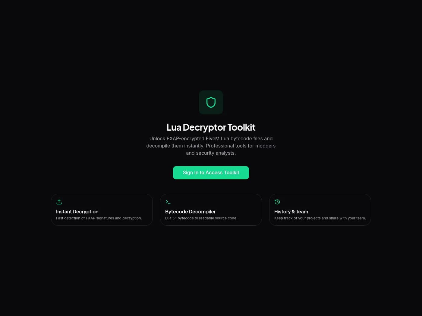 Lua Decryptor Toolkit
