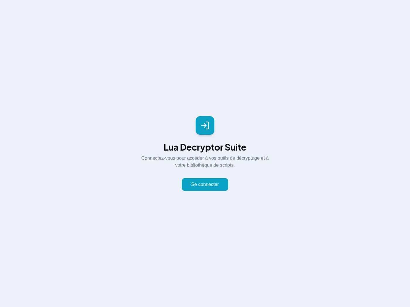 Lua Decryptor Suite