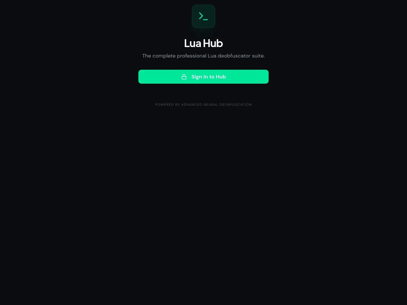 Lua Deobfuscator Hub