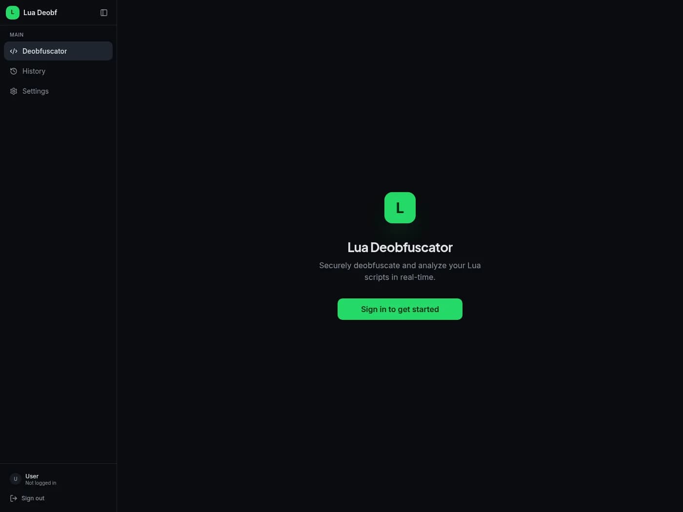 Lua Deobfuscator Web