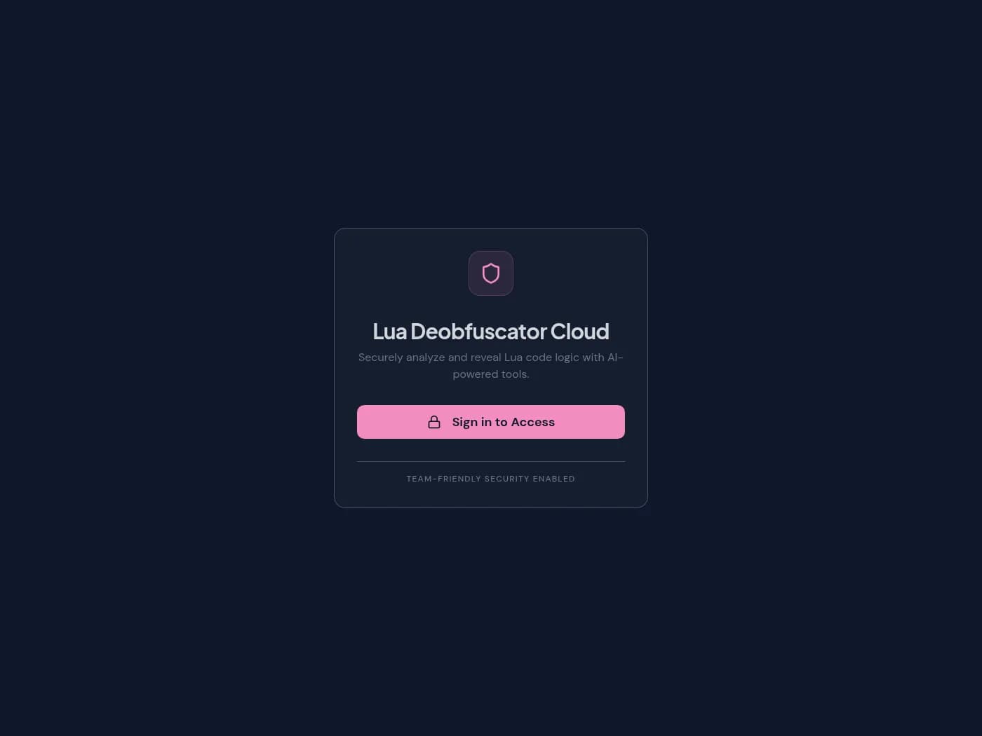 Lua Deobfuscator Cloud