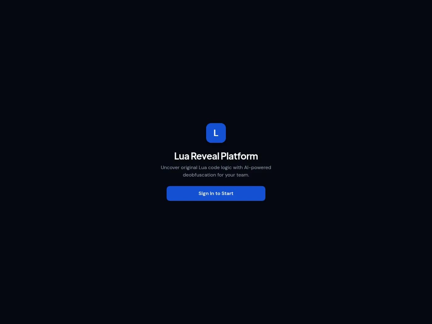 Lua Reveal Platform