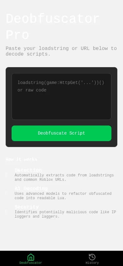 Lua Deobfuscator Pro