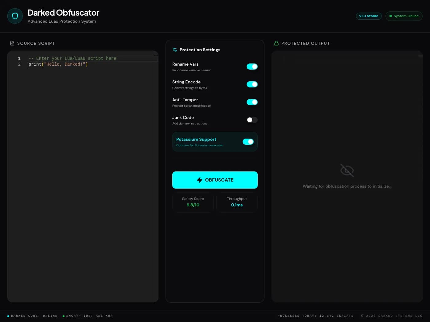 Darked Obfuscator
