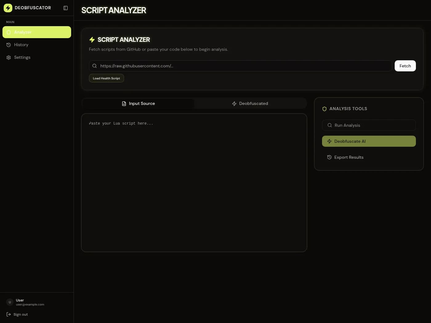 Health Script Deobfuscator