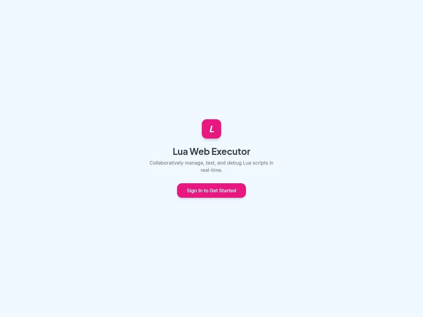 Lua Web Executor
